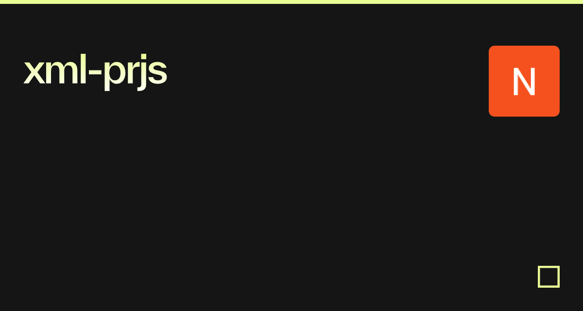 xml-prjs - Codesandbox