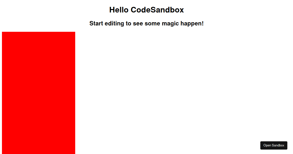 cool inview test - Codesandbox
