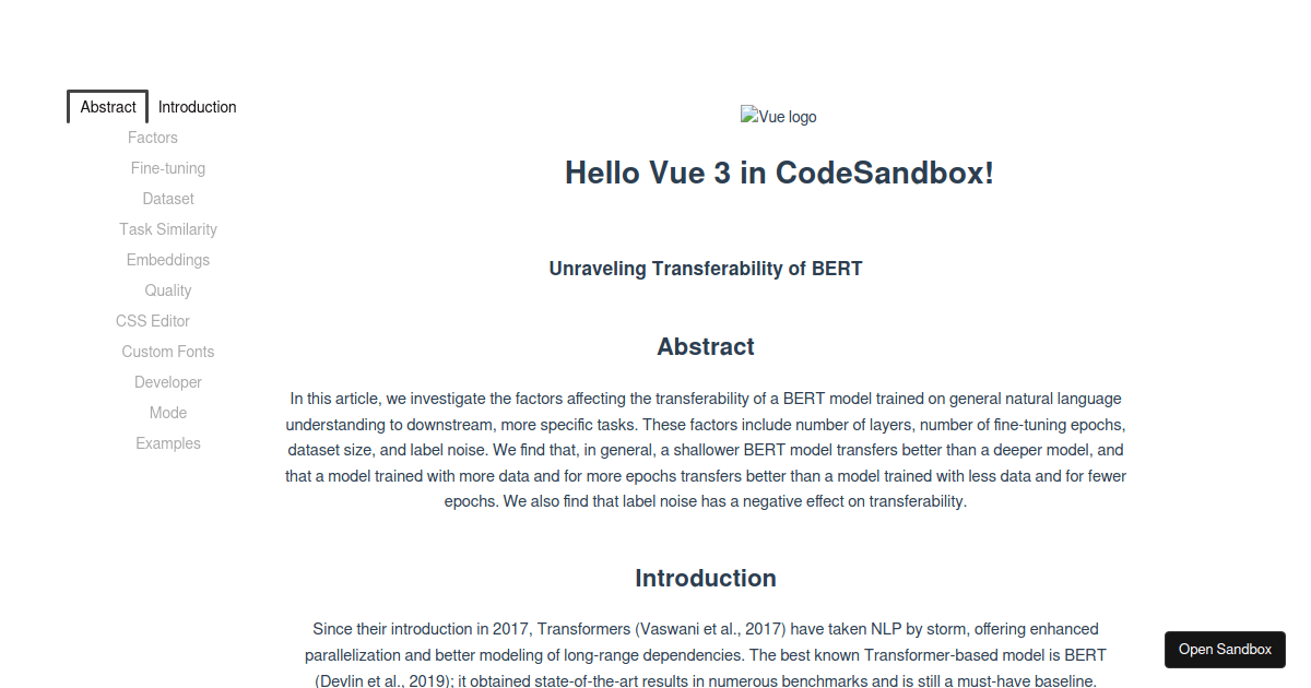 vue-3 - Codesandbox