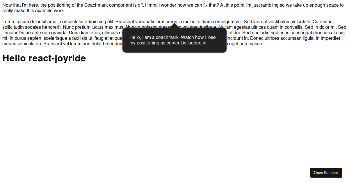 react-joyride-positioning-bug-repro - Codesandbox