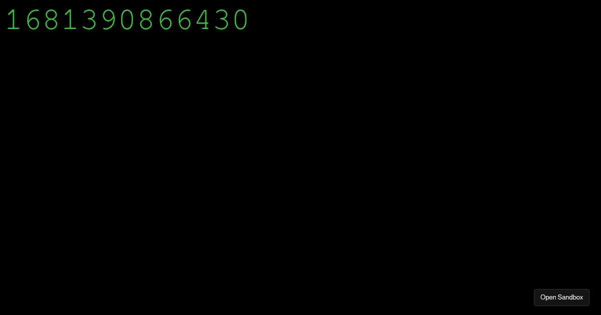 WebWorker React Example 1 - Codesandbox