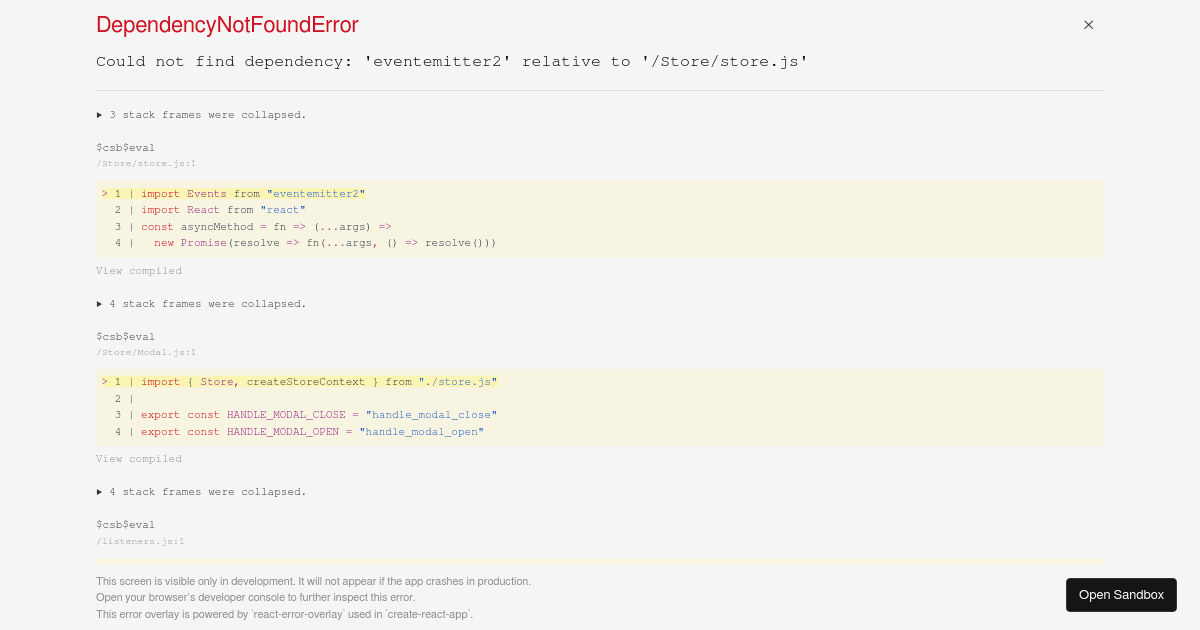 Material demo - Codesandbox