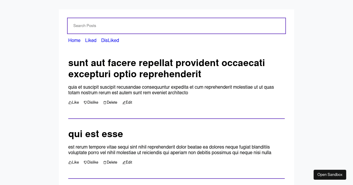 project-intern - Codesandbox