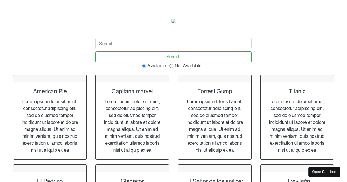 vue-search - Codesandbox
