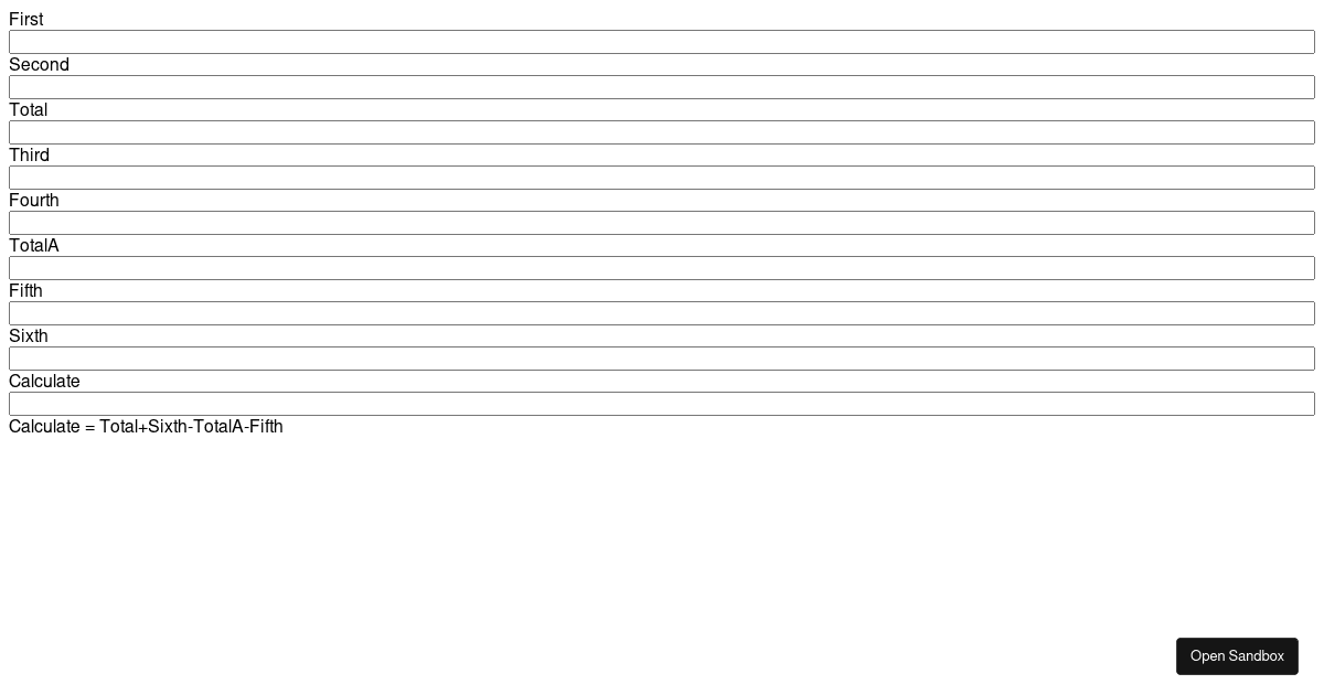How Do I Update Input Field Value Dynamically React Codesandbox