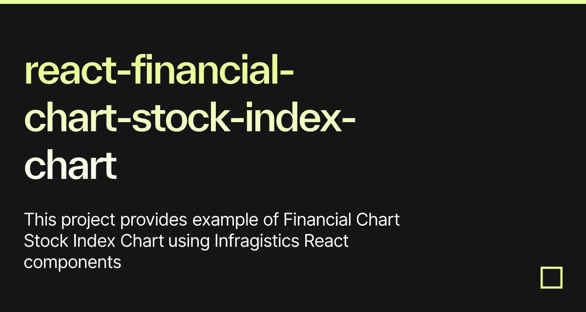 react-financial-chart-stock-index-chart - Codesandbox