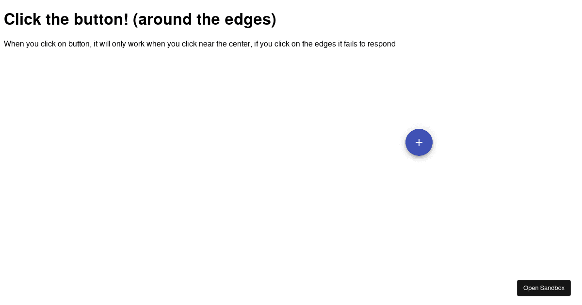 Create React App Codesandbox