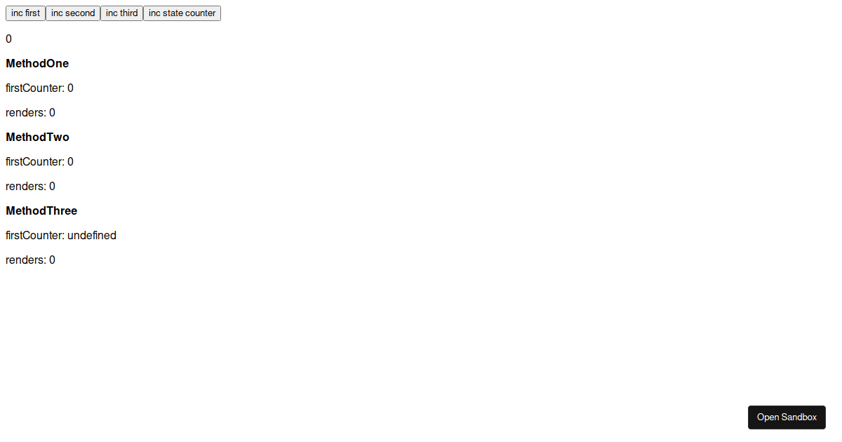 Redux useSelector | object destructuring example (forked) - Codesandbox