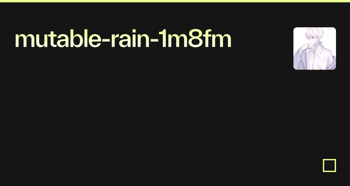 mutable-rain-1m8fm - Codesandbox