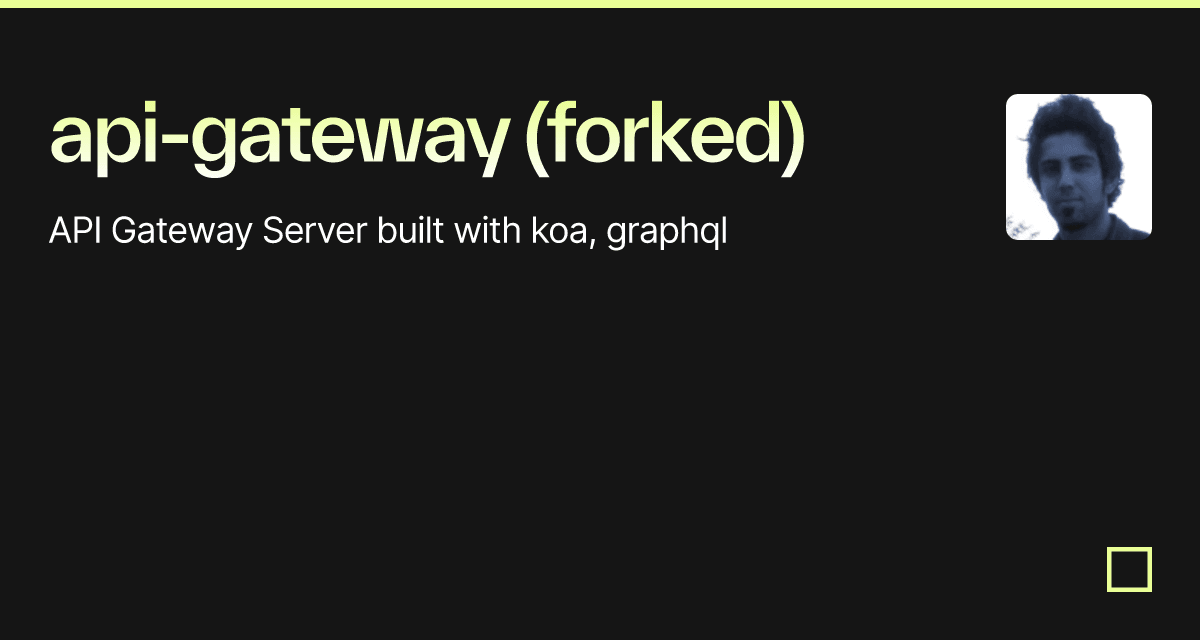 api-gateway (forked) - Codesandbox