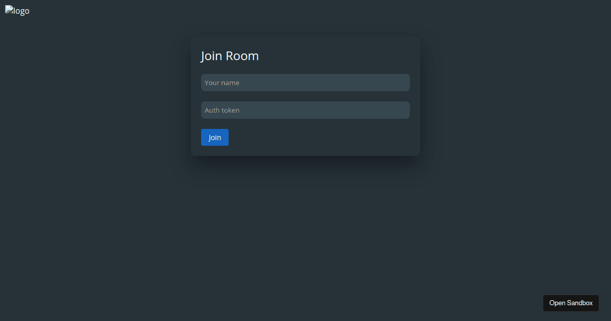 100ms-react-quickstart (forked) - Codesandbox