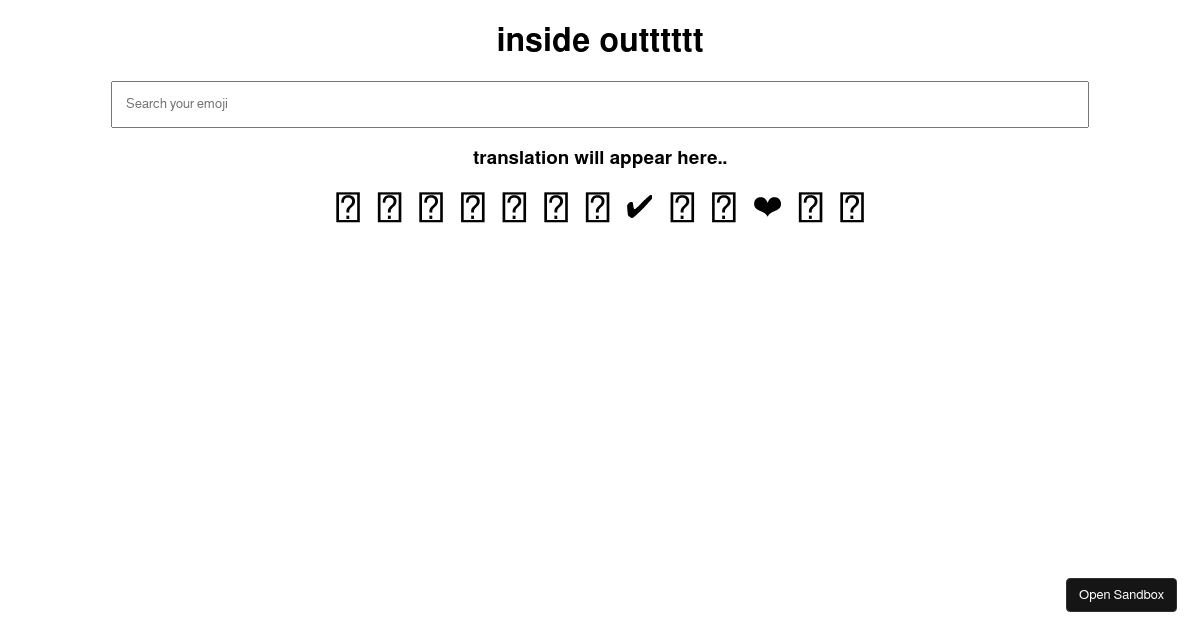 emoji-interpreter - Codesandbox
