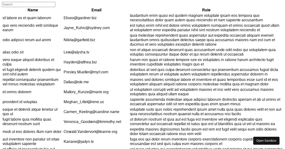 order ouandou - Codesandbox