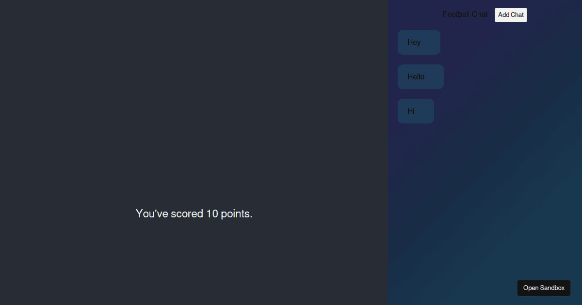 points - Codesandbox
