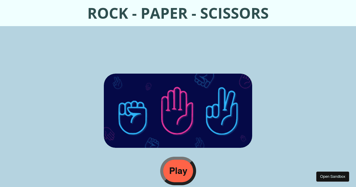 abhishekbatra1062k/Rock-Paper-Scissors - Codesandbox