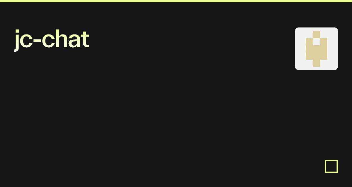 jc-chat - Codesandbox