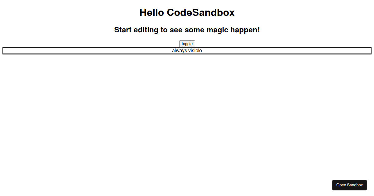 expand - Codesandbox