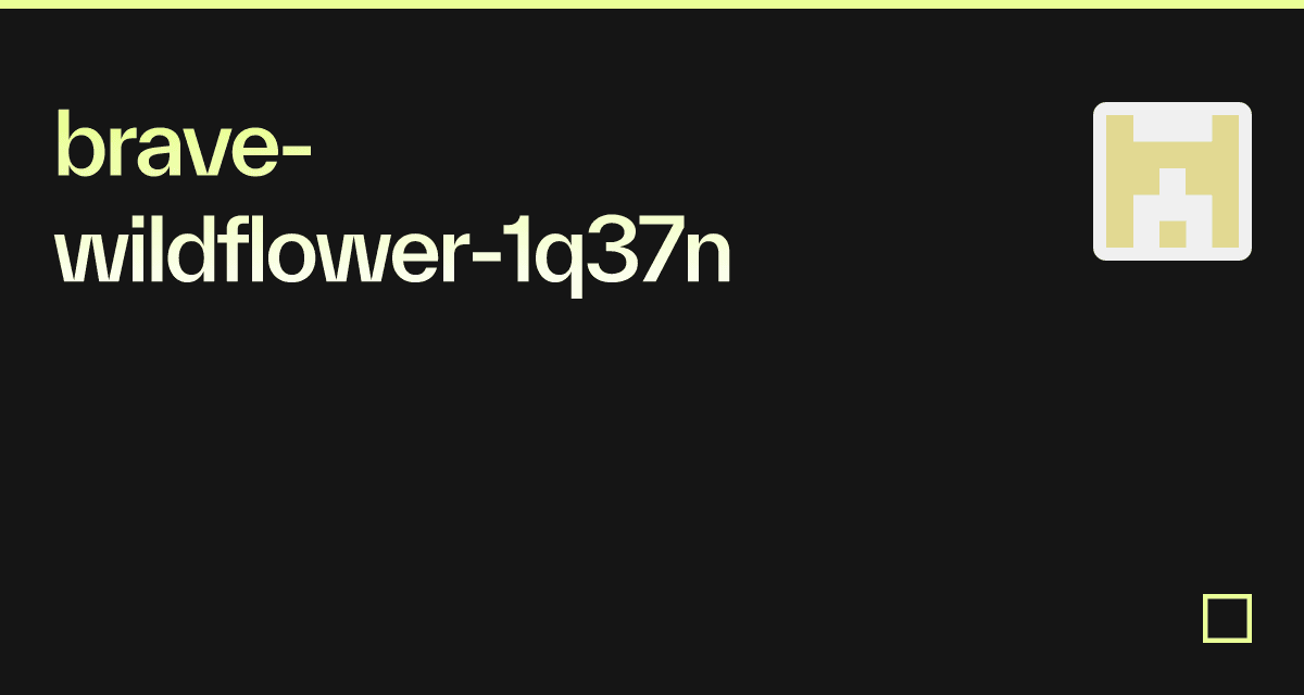 brave-wildflower-1q37n - Codesandbox