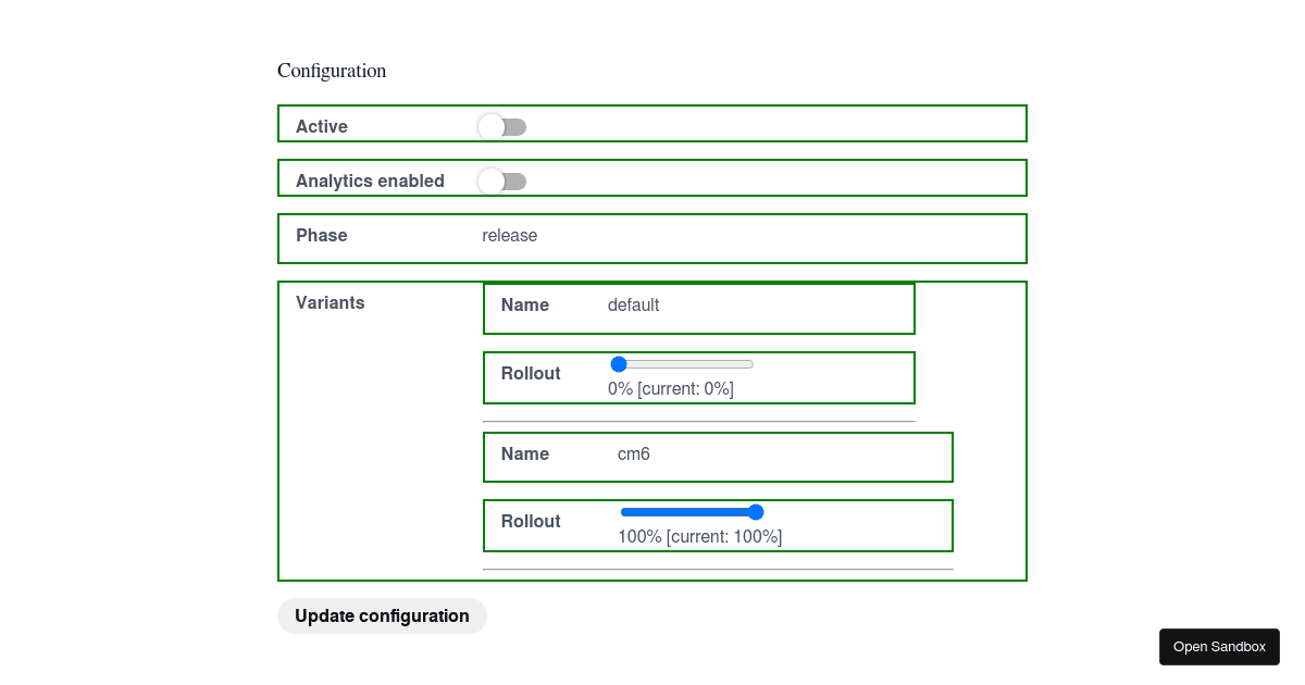 @container (forked) - Codesandbox