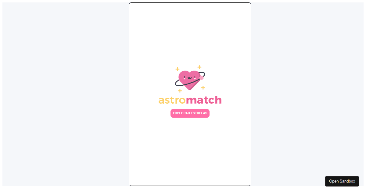 astroMatch - Codesandbox
