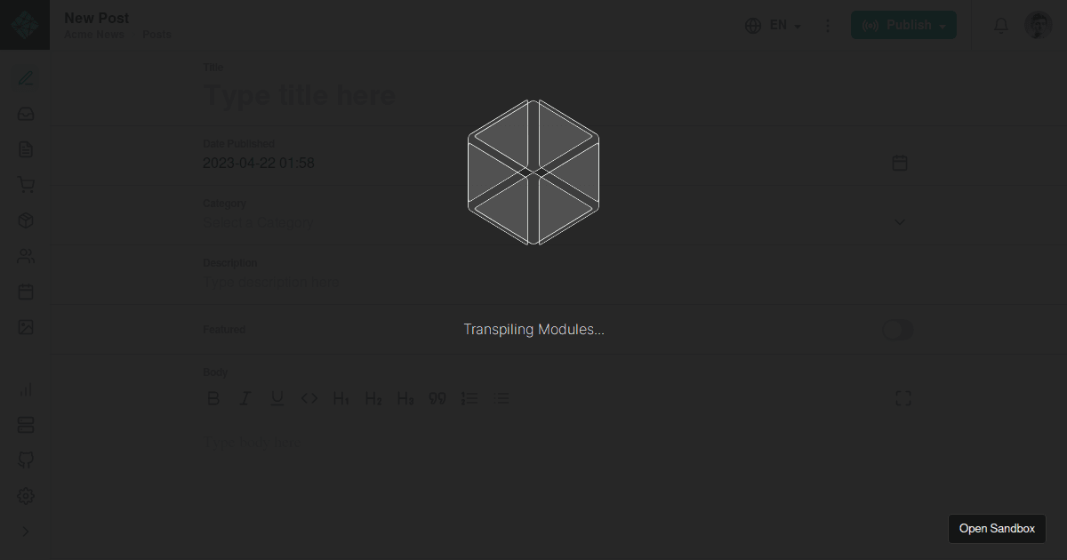 Netlify Cms Editor Design Codesandbox