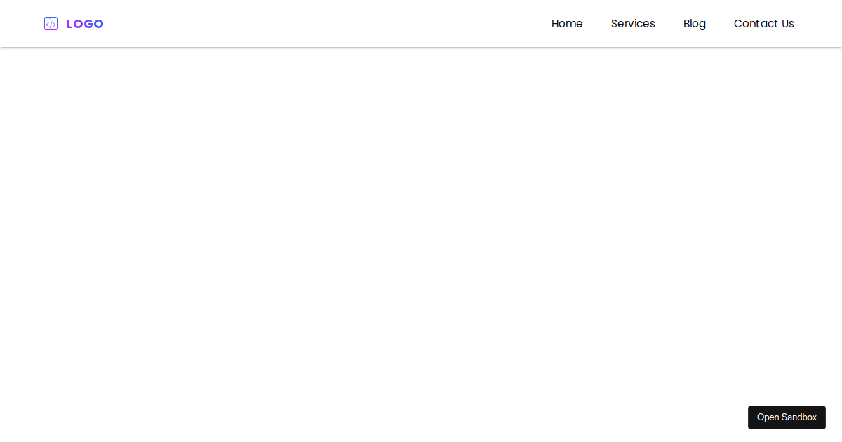 Responsive Navbar Html Css Js Codesandbox