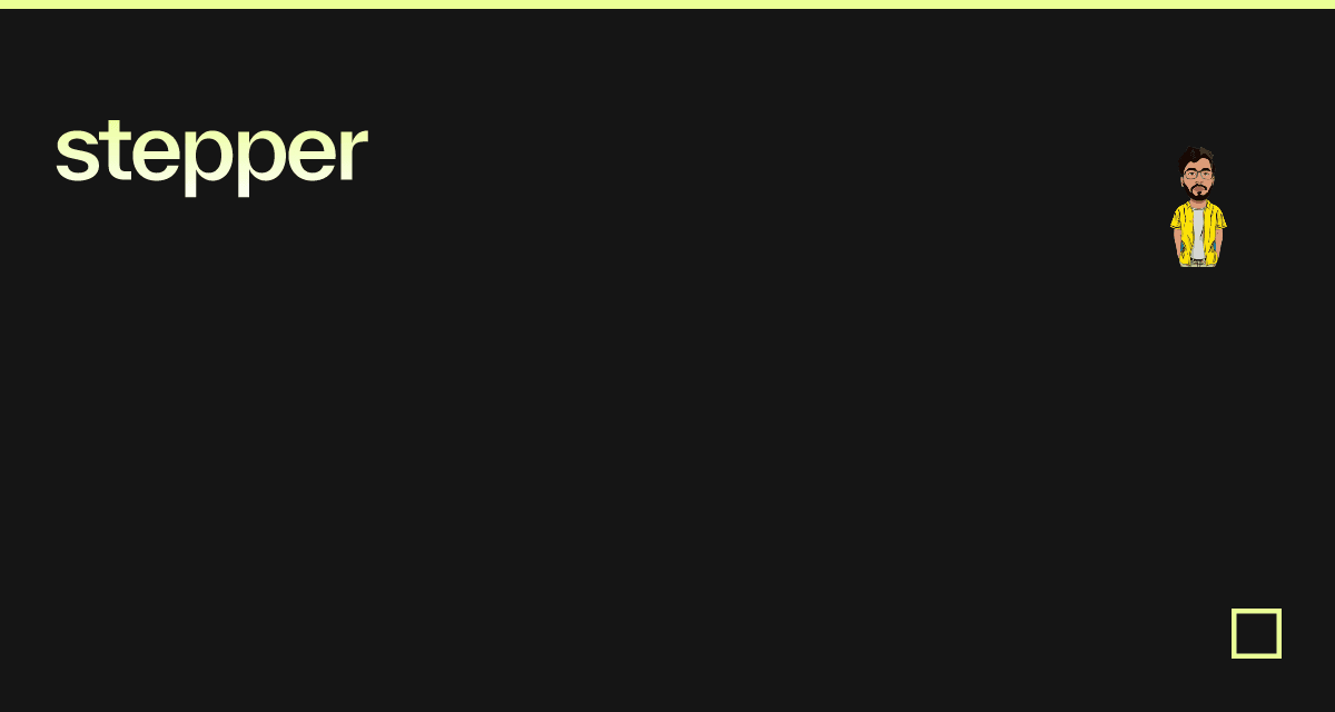stepper - Codesandbox