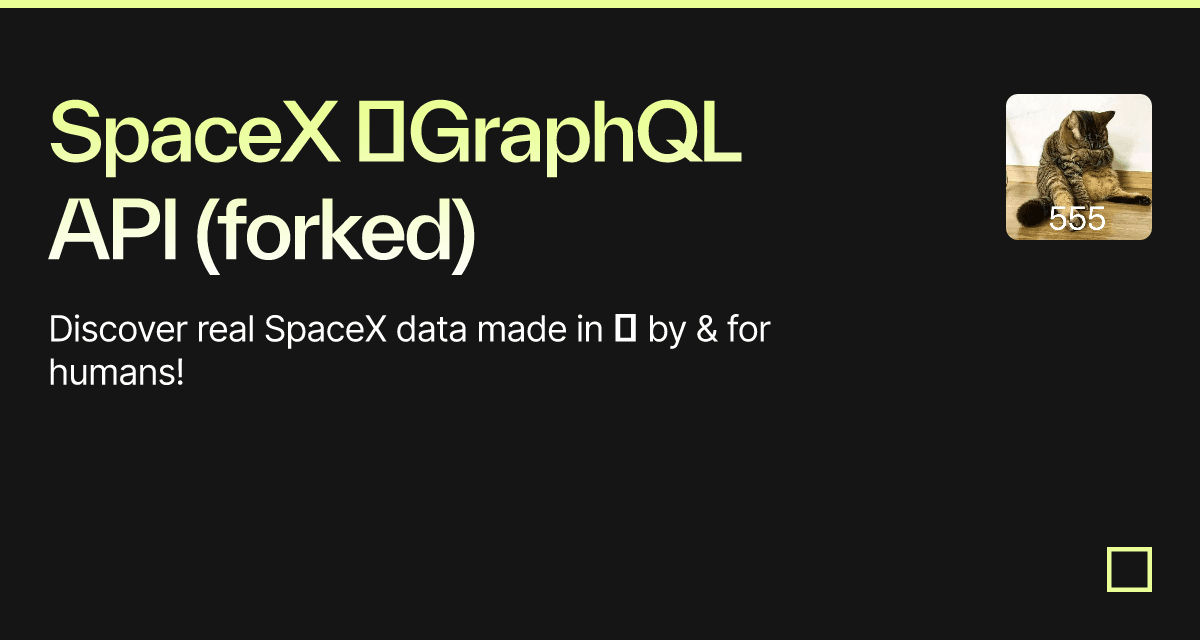 SpaceX 🚀GraphQL API (forked) - Codesandbox