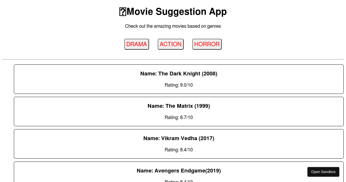 movie-suggestion - Codesandbox