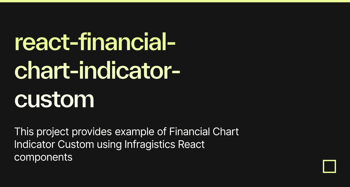 react-financial-chart-indicator-custom - Codesandbox