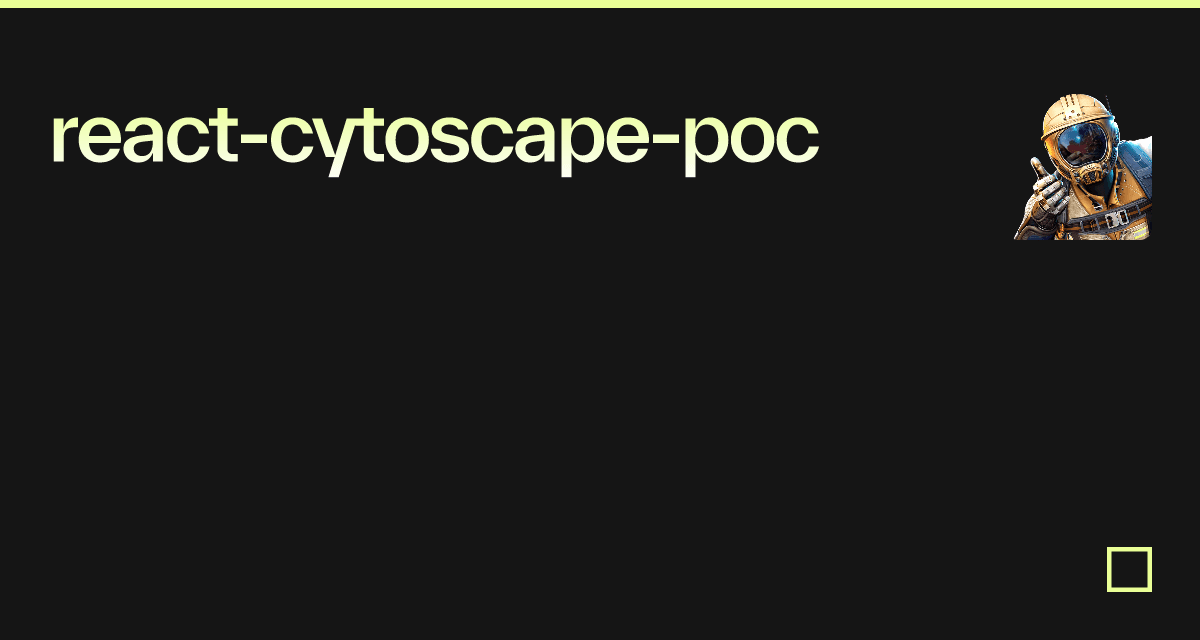 react-cytoscape-poc - Codesandbox