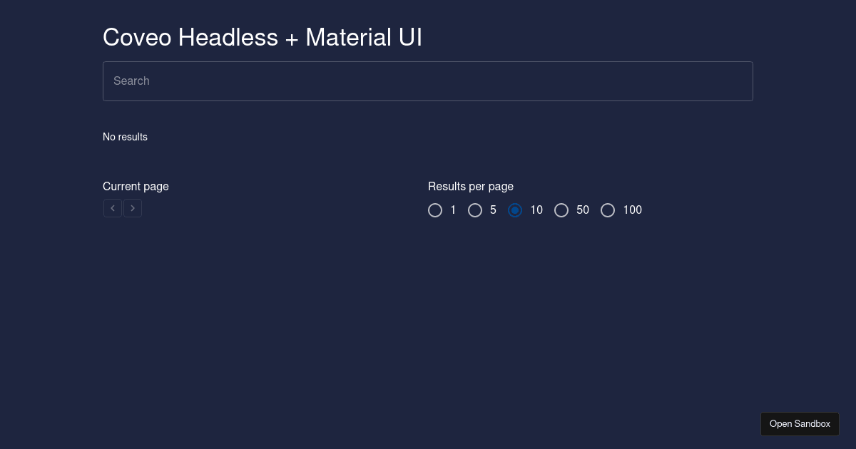 coveo-headless-react-material-ui-example - Codesandbox