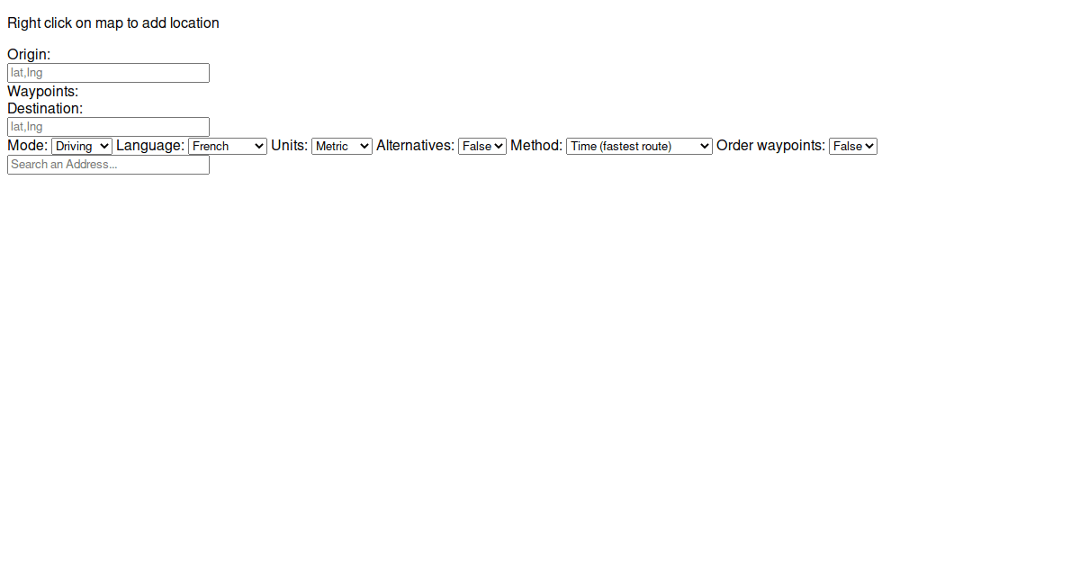 distance-route-directions-woosmap-map (forked) - Codesandbox