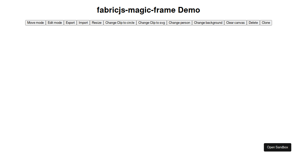fabricjs-magic-frame (forked) - Codesandbox