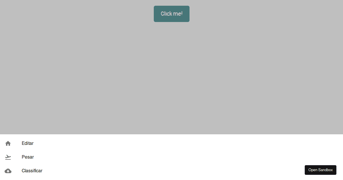 React Bottom Sheet Animation - Codesandbox