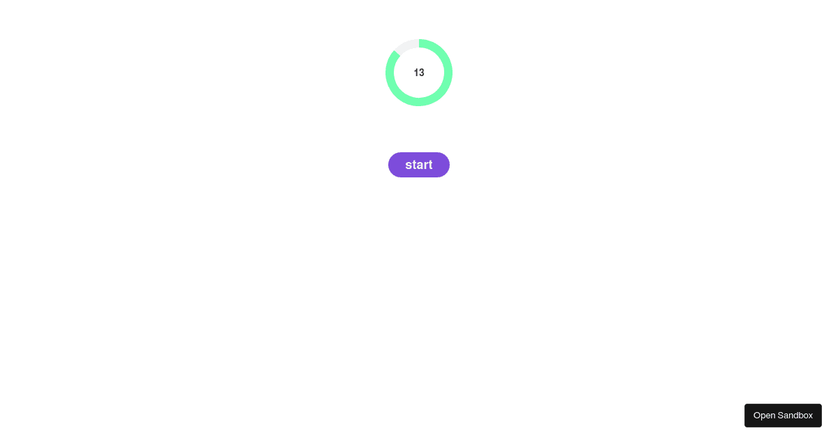 7GUIs: Timer (9/10_1)(RxJS, Grommet) (xState) (cut) (component 분리) - Codesandbox