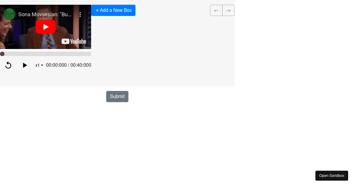 Annotated_Video_Player (forked) - Codesandbox