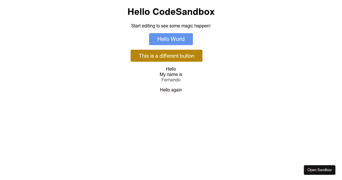react - Codesandbox react - Codesandbox