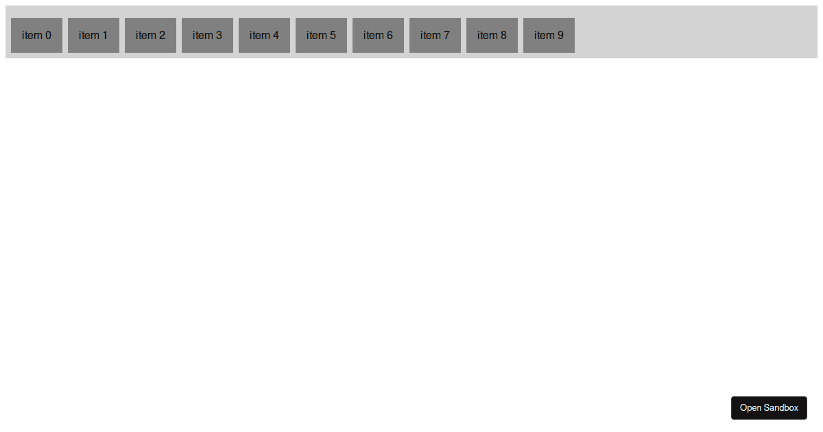 [react-beautiful-dnd] Horizontal List (forked) - Codesandbox