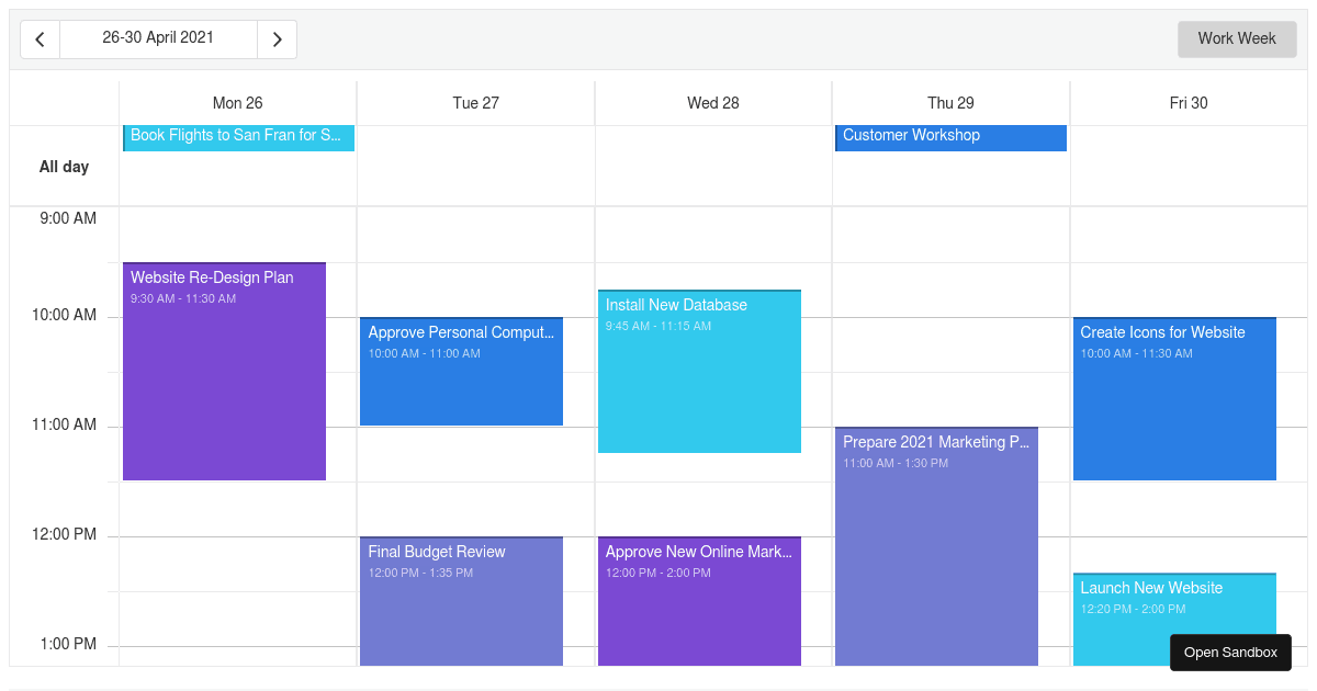 Resources Devextreme Scheduler Codesandbox