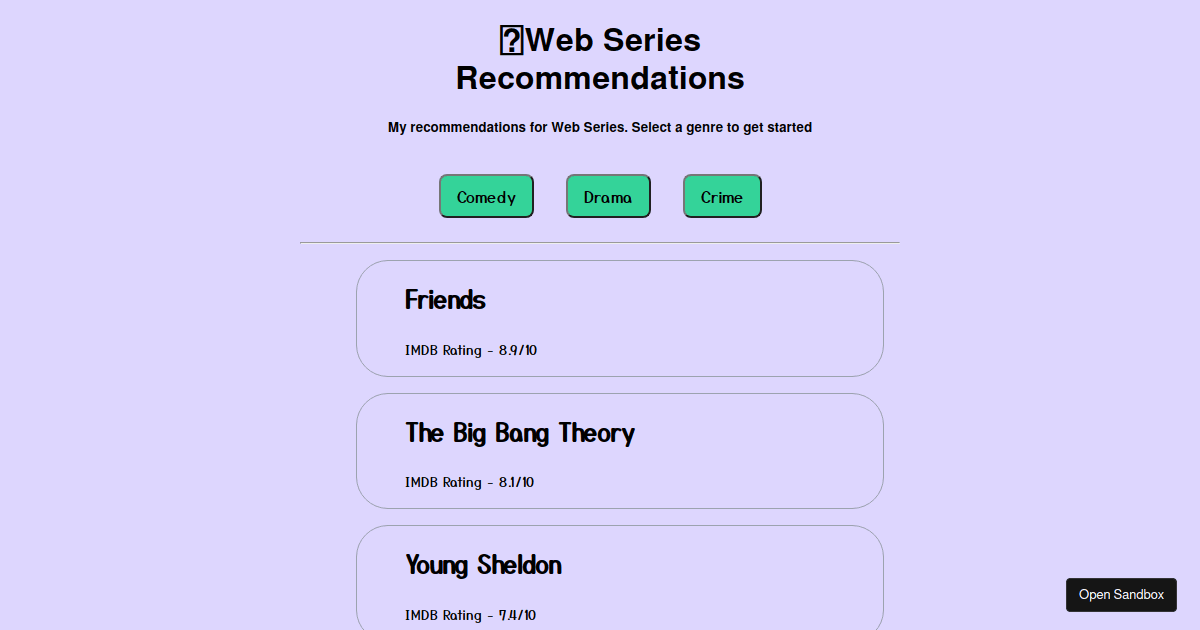 book-rec - Codesandbox