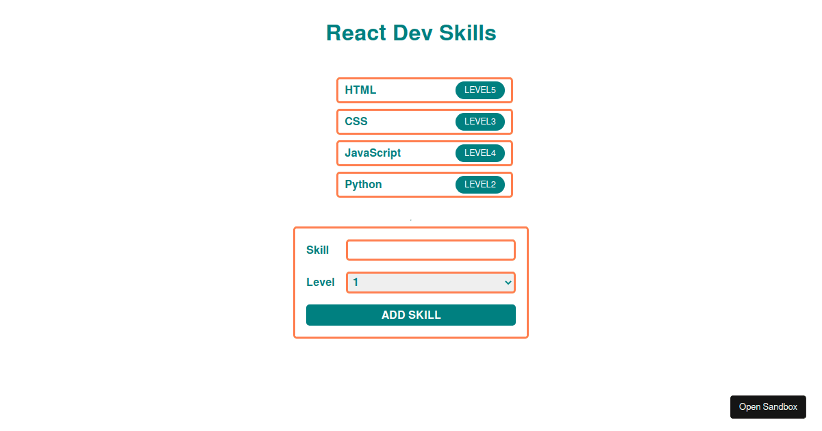 react-dev-skills-part-2 - Codesandbox