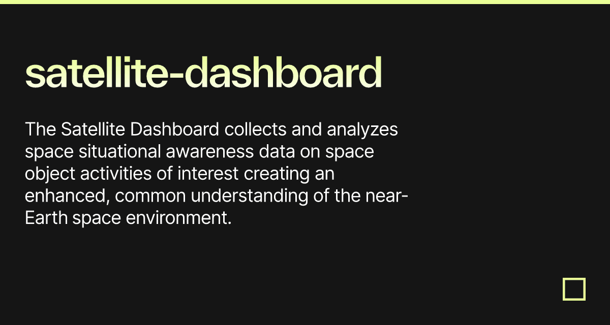satellite-dashboard - Codesandbox