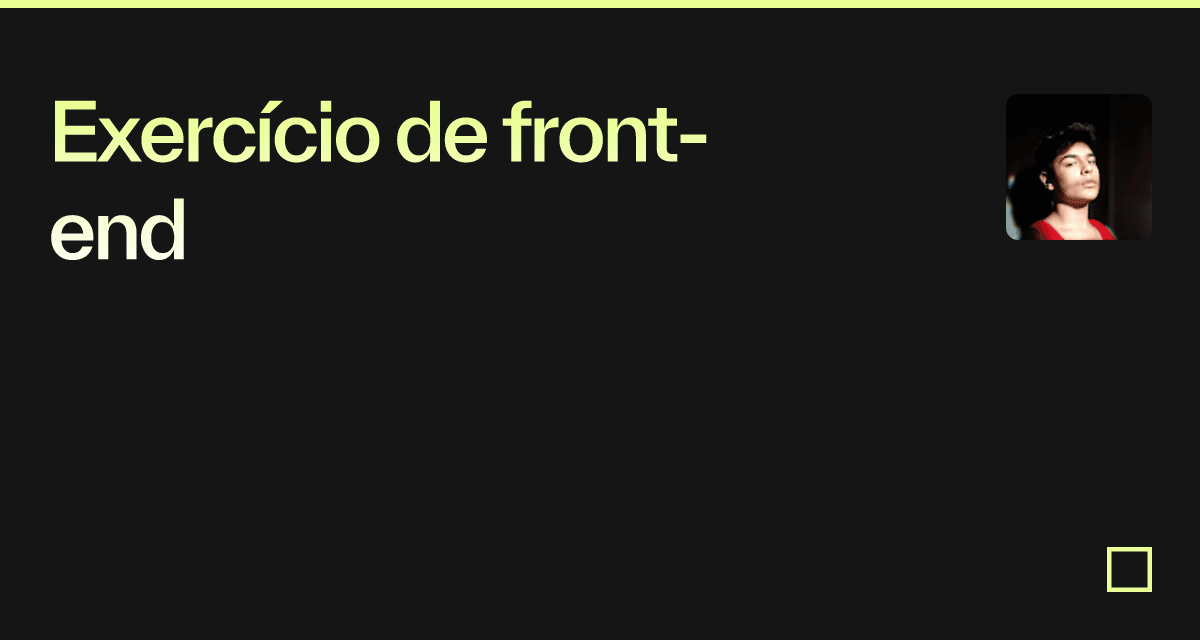 Exercício de front-end - Codesandbox