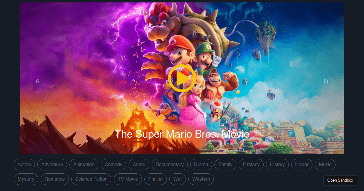 react-moviedb - Codesandbox