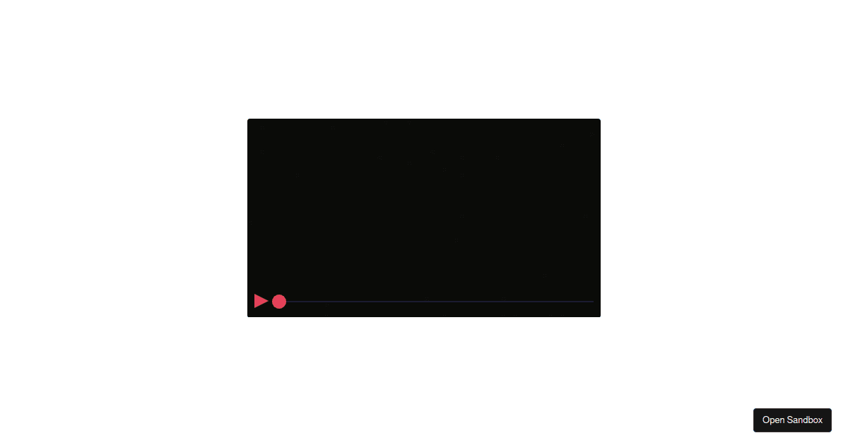 video player - Codesandbox