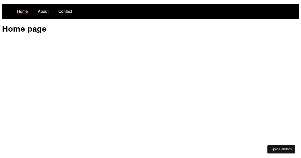 React Router Active Class Codesandbox 1779
