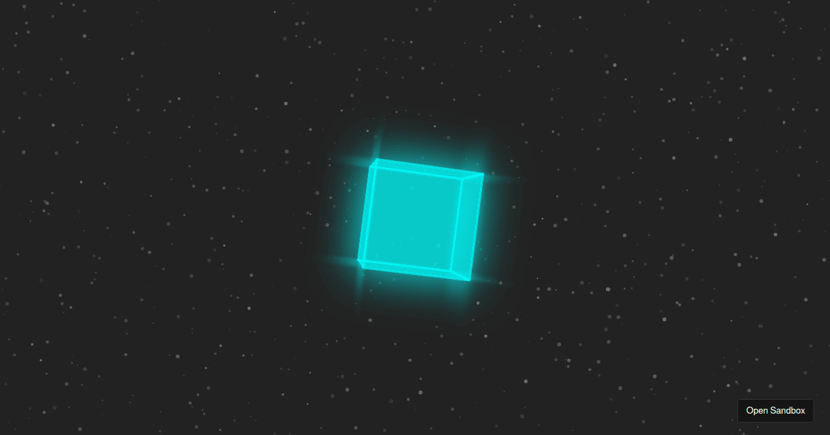 Cube - Codesandbox