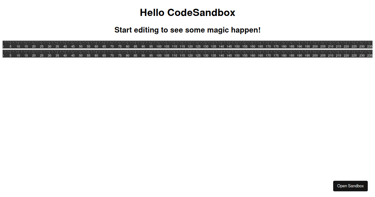 ruler (forked) - Codesandbox