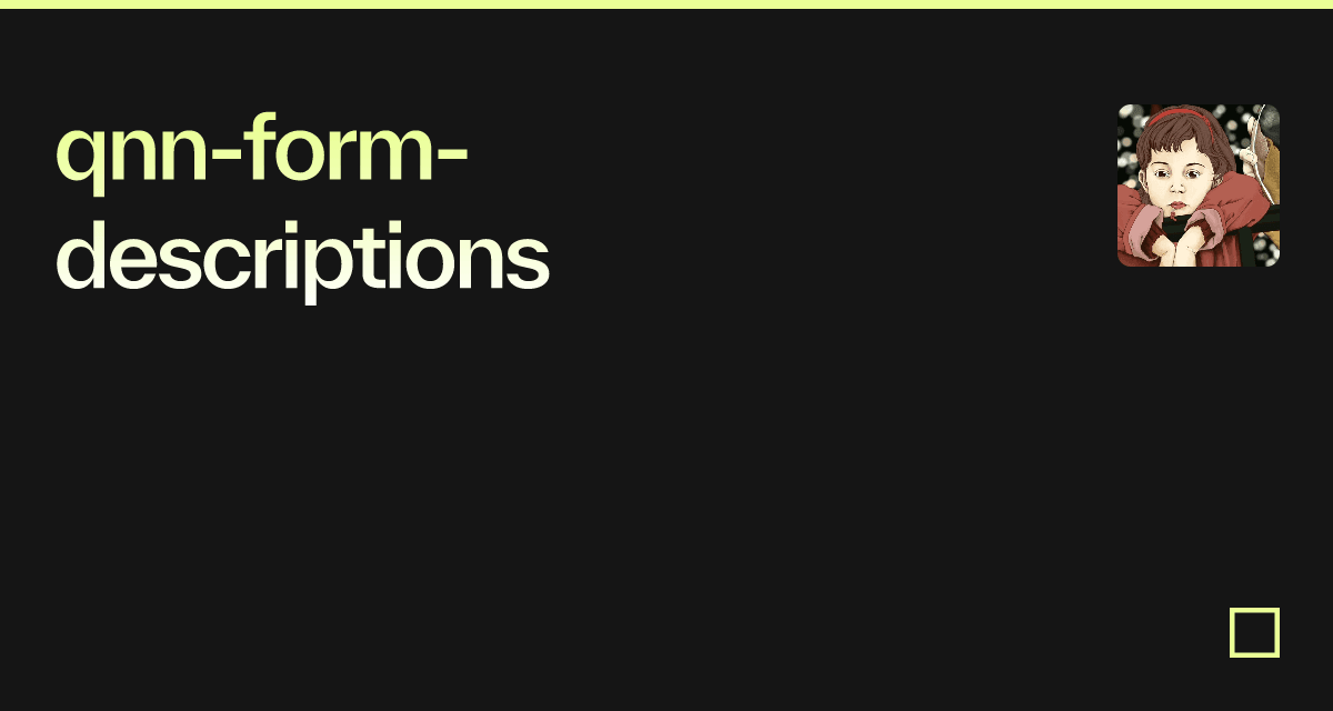 qnn-form-descriptions - Codesandbox